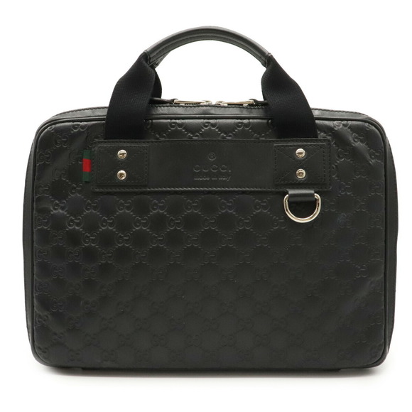 Gucci | Bags | Gucci Guccisima Rubber Pc Case Business Bag Leather ...